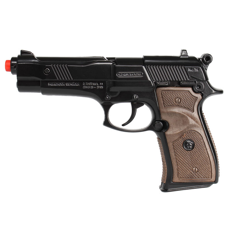 US Army M9 / Beretta M92 Style Pistol 8-Shot Diecast Toy Cap Gun - Bla ...