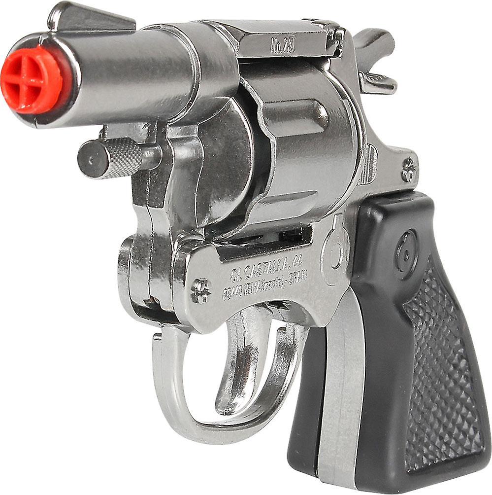357 Colt Detective Style 8-Shot Toy Cap Gun by Gonher - Silver or Blac ...