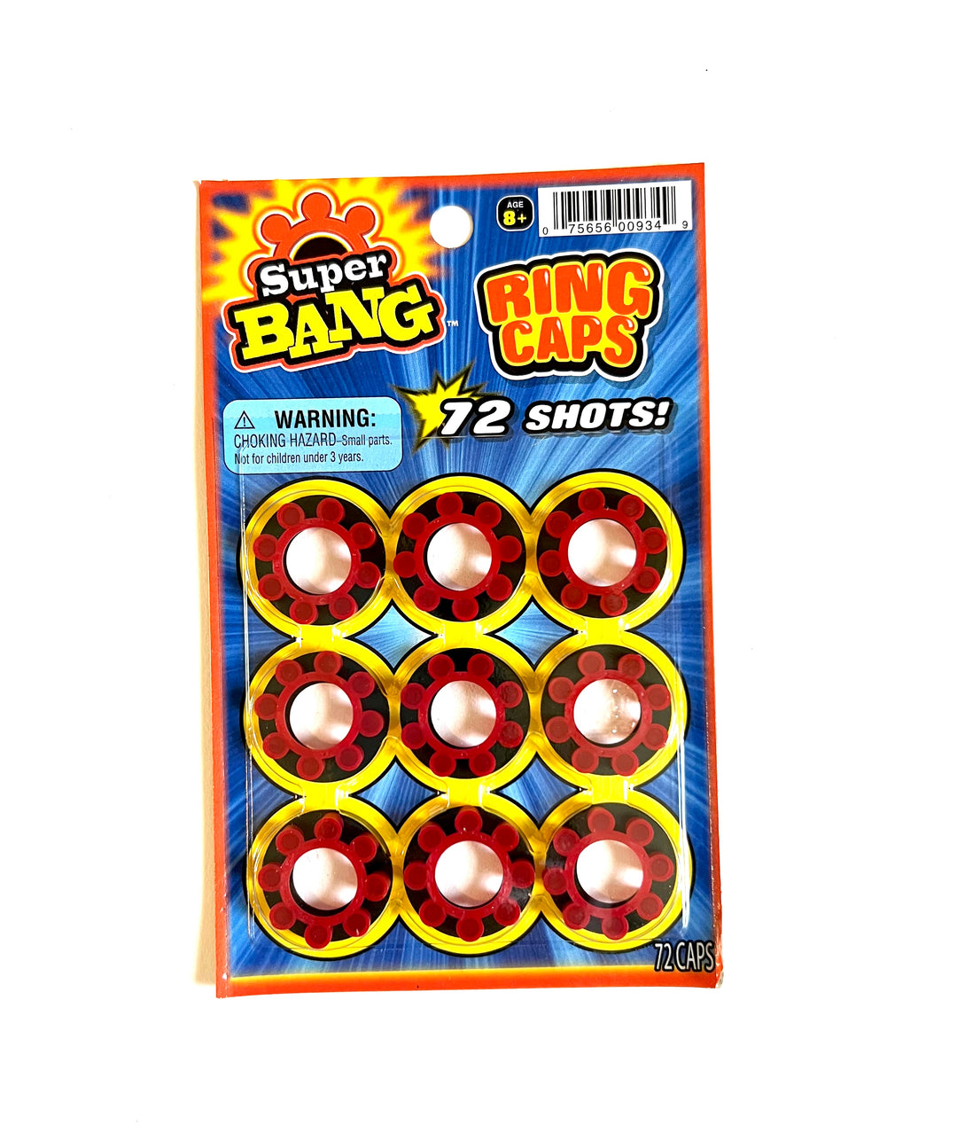 10 pack / 720 Single Shots 8-Shot Ring Caps Refill for Gonher Cap Guns ...