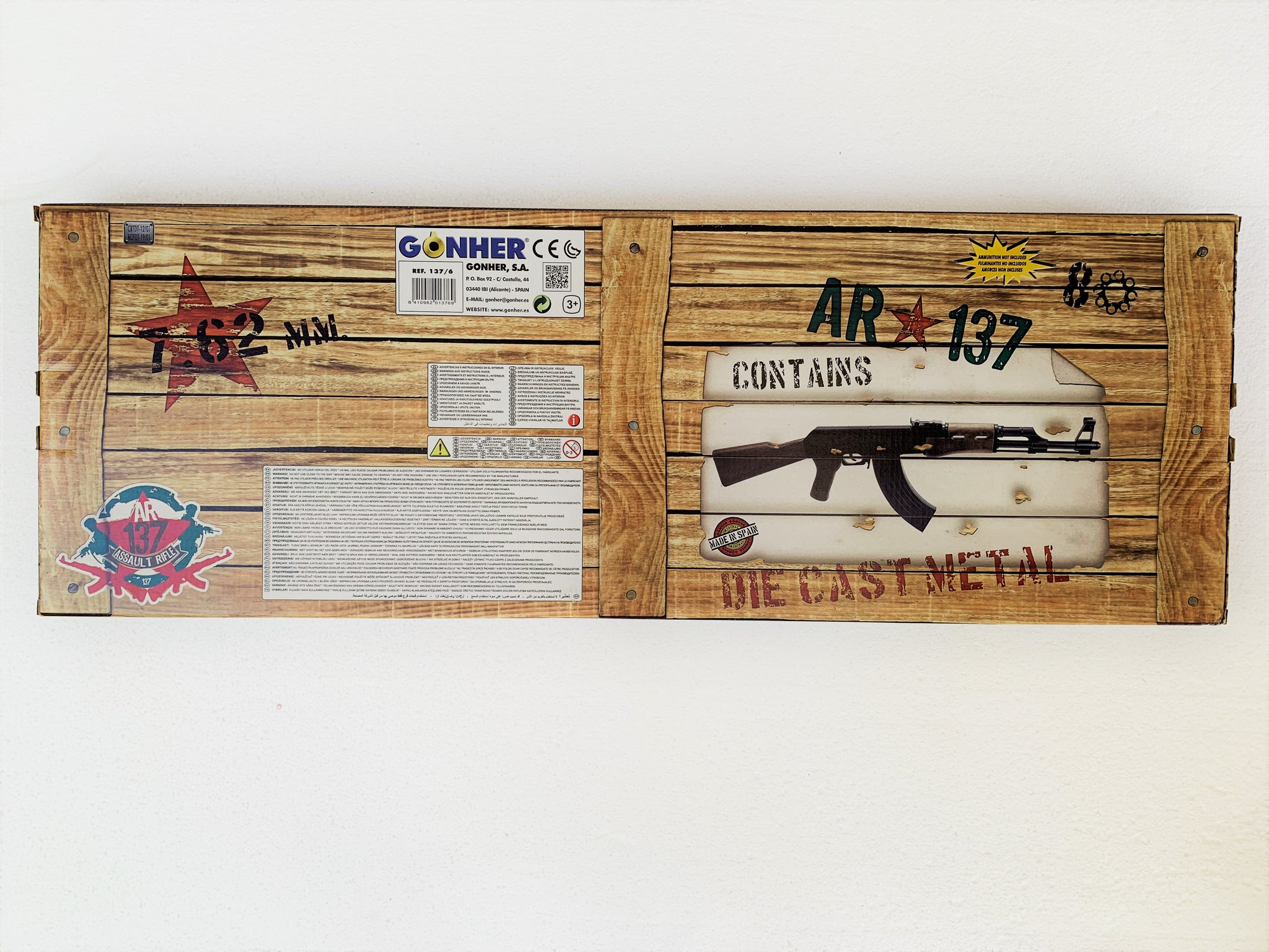 GONHER AK-47 Style 8 Shot Toy Cap Gun Rifle - Black Finish – www ...